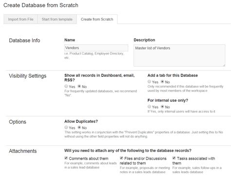 Database Overview Imeet Central Help Center