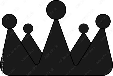 왕관 실루엣 벡터 일러스트 Stock Vector Adobe Stock