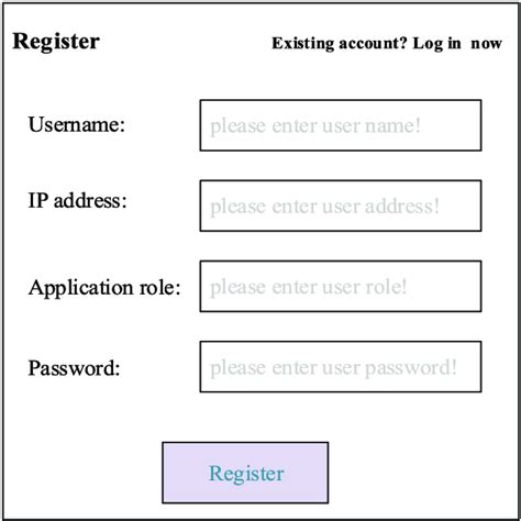 Registration Interface Download Scientific Diagram