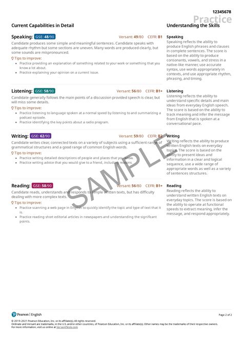 Versant English Placement Test Versant India