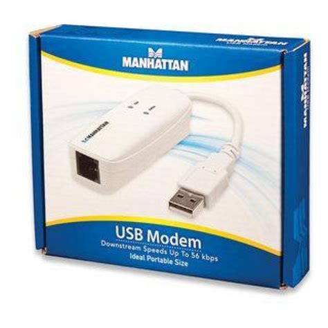 Modem USB 56 Kbps - MANHATTAN - IDATA 8756-USB