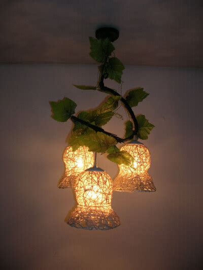 织灯田园藤艺3头艺术灯 高清图片，堆糖，美图壁纸兴趣社区
