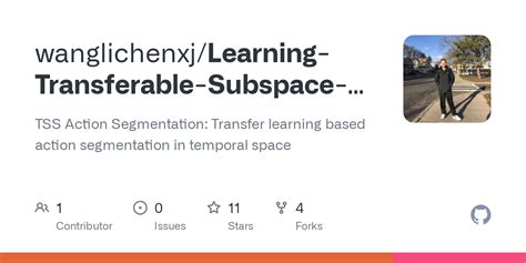 github wanglichenxj learning transferable subspace for human motion segmentation tss action