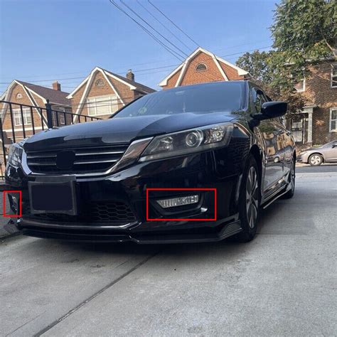 Lr Front Bumper Fog Lights Driving Lamps For 2013 2015 Honda Accord W