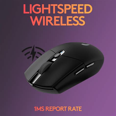 Logitech G Lightspeed Wireless Gaming Mouse Black JB Hi Fi