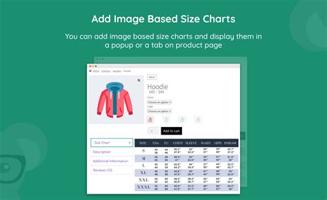 WooCommerce Size Chart Plugin Koala Apps