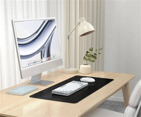 Satechi Vegan Leather Premium Desk Mat Black St Lpdmk Zigzag