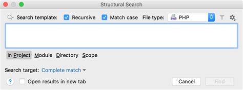 Structural Search And Replace Phpstorm Documentation