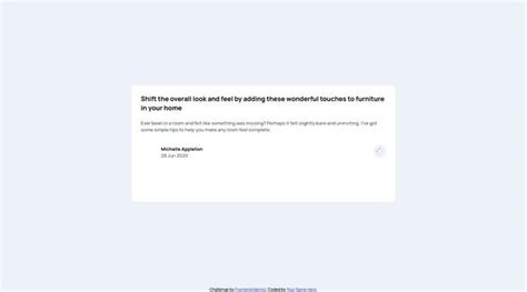 Frontend Mentor Article Preview Component Master Coding Challenge Solution