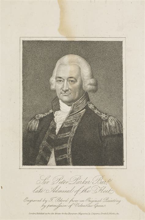 Sir Peter Parker Admiral By Thomas Blood National Galleries Of Scotland