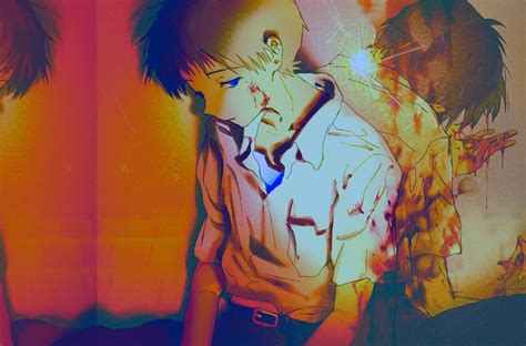 Ikari Shinji Neon Genesis Evangelion Drawn By Fishcoooo Danbooru