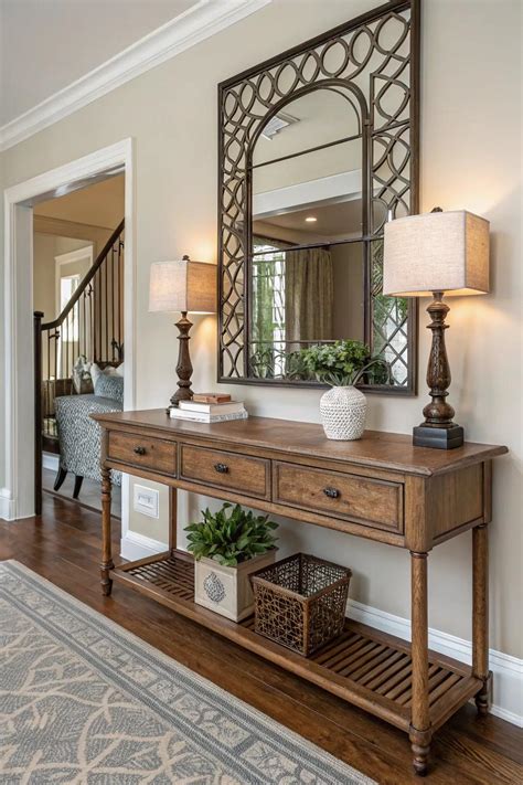 20 Stylish Mirror Above Console Table Ideas