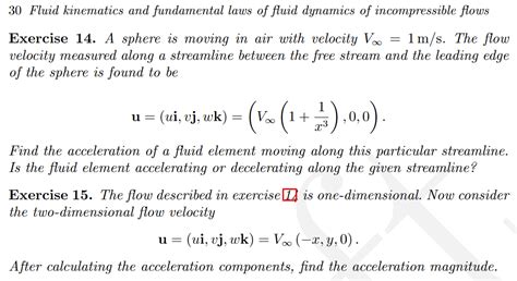 Solved Fluid Kinematics And Fundamental Laws Of Fluid Chegg