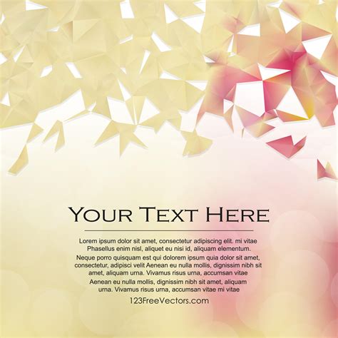 Abstract Polygon Background Template