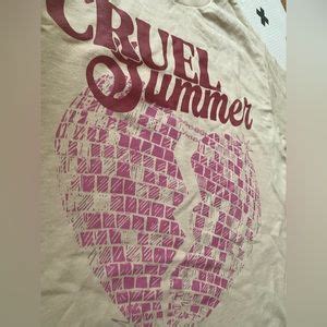 Taylor Swift Tops Taylor Swift Cruel Summer Tshirt Poshmark
