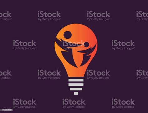 창조적 인 전구 램프 로고입니다 현대 아이콘 벡터 그래픽 교육에 대한 스톡 벡터 아트 및 기타 이미지 교육 디자인 로고