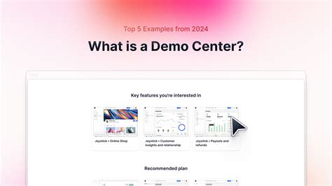 Demo Center Explained With Examples And Top Tools Arcade Blog