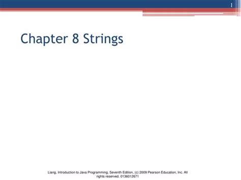 ppt chapter 8 strings powerpoint presentation free download id 3788350