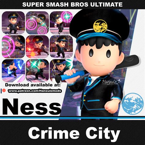Ssbu Mod Ness Crime City By Hanxulz On Deviantart