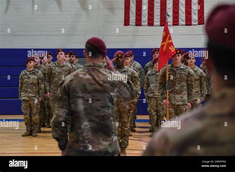 1st Sgt Travis Stoddard Bravo Battery 1st Sgt Takes Charge Of