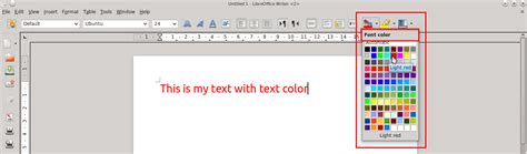 LibreOffice Writer For Beginner Text Formatting Basic
