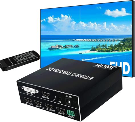 Amazon X HDMI Video Wall Controller HDMI DVI Support K Input TV Wall Controller P