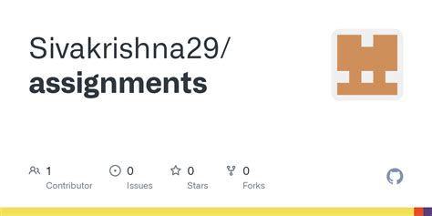 GitHub Sivakrishna Assignments