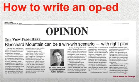 Mastering The Art Of Op Ed And Column Writing A Guide To Engage Your