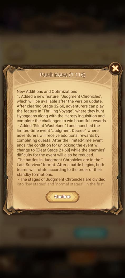 new patch notes v1 116 r afkarena