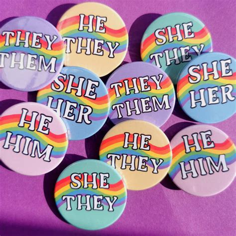 Pronoun Badges West Queer Art
