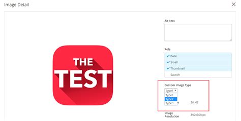 magento2 how to add custom drop down in admin product image section