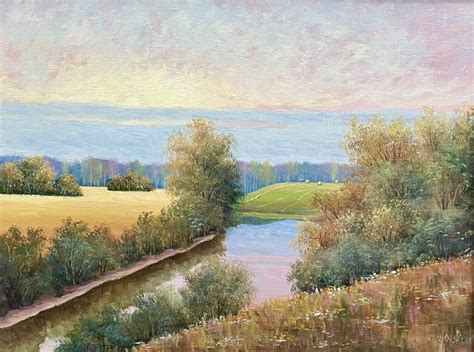 Купить картину Тихая речка в Москве от художника Жужгов Валерий