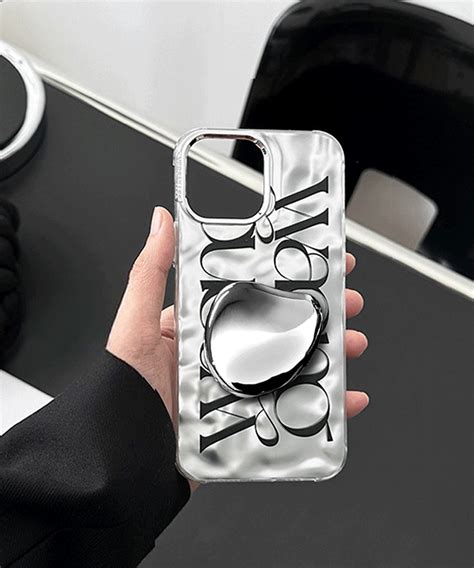 New 🚒당일출고🚒 감성 미러스톤 조약돌 스마트톡 하트 물방울 실버 쉐입 빈티지 레터링 케이스 아이폰 15 14 14 12 11 프로 맥스 아이폰7 8 Se3 에이블리