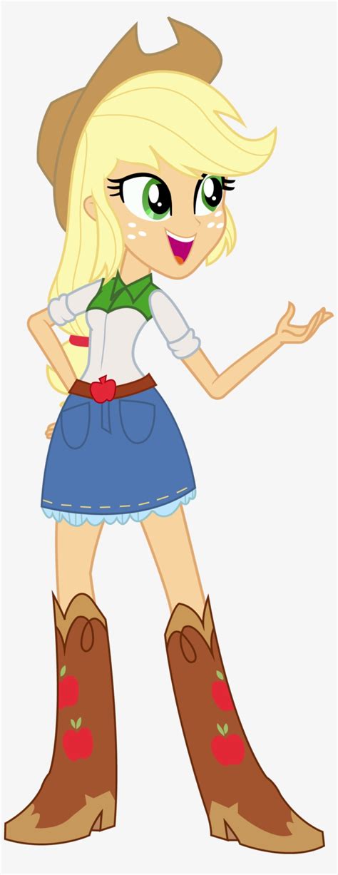 Equestria Girls Applejack Vector By Icantunloveyou D6srii9 Mlp