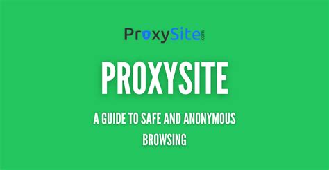 A Guide To Safe And Anonymous Browsing