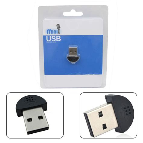 Heaven Tiny Usb Microphone For Laptop Pc Computer Desktop Audio