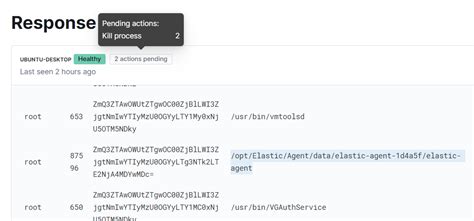 Security Solution Kill Process Action Log Is Successful However The