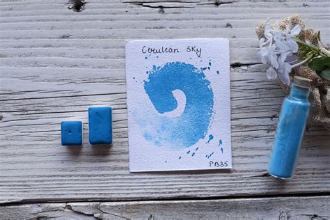 Cerulean Sky Blue Pine Arts