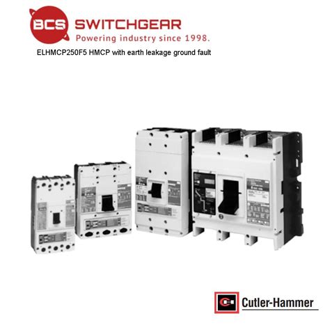 Cutler Hammer Elhmcp250f5 Hmcp With Earth Leakage Ground Fault Breaker