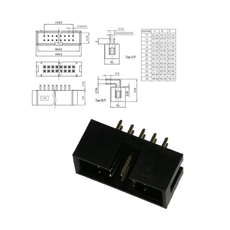 5 шт Разъем Idc Bh 10 Idc 10ms купить с доставкой по выгодным ценам в