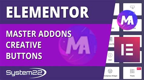 Elementor Master Addons Using Creative Buttons 👍 Youtube