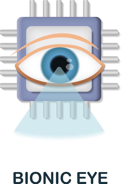 Bionic Eye Icon 3d Illustration From Future Technology Collection