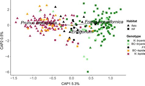 Constrained Analysis Of Principal Coordinates Cap Each Point Download Scientific Diagram