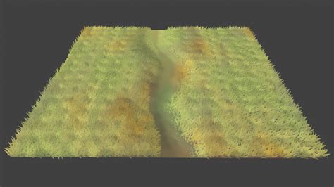 3d Model Anime Grass With Wind Animation Model For Games And Renders