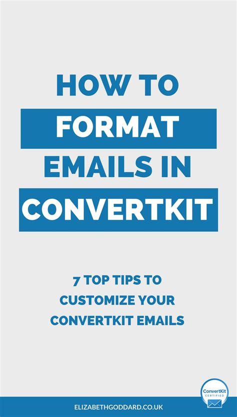 Format Your Convertkit Emails And Make Them Pretty Elizabeth Goddard