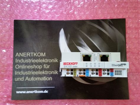 Beckhoff Ek1101 0080 Ethercat Coupler With Id Switch Fast Hot Connect Andre Ertel Anertkom