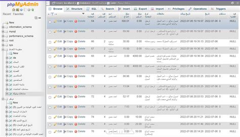 انشاء و صيانه و تعديل قواعد بيانات ماي اس كيو ال Mysql خمسات