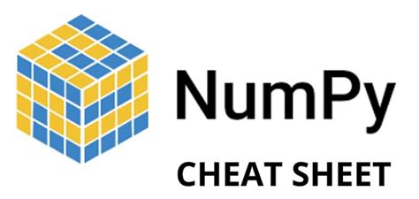 Numpy Cheat Sheet A List Of Important Methods And Attributes Along