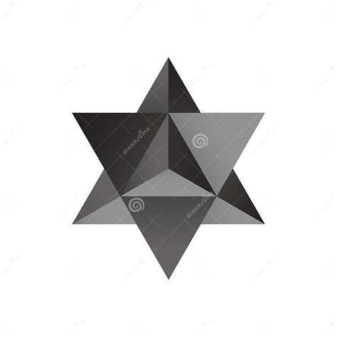 Vector Stellated Octahedron Also Called Stella Octangula And Polyhedra Hexagon Geometric