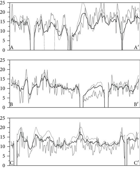 Forest Height Profile Presented In Figure 9 Grey Line Represents Download Scientific Diagram